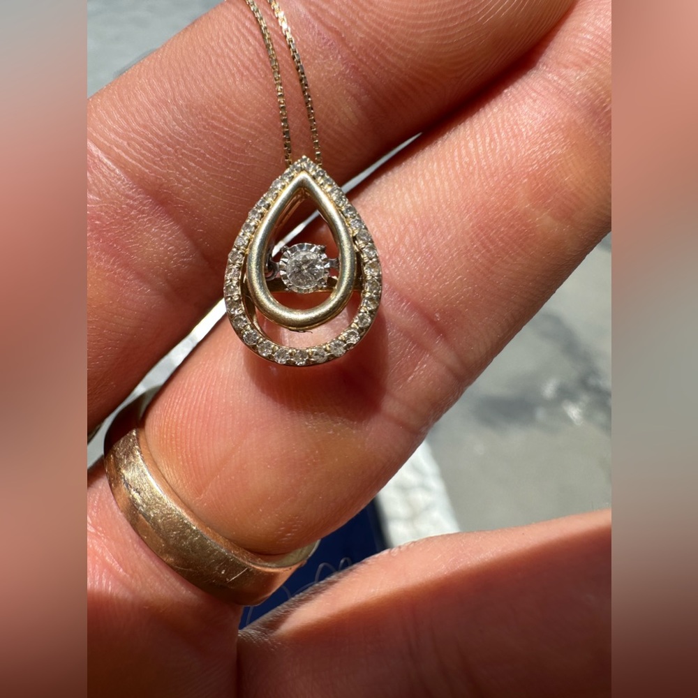 Kay Jewelers 3/4 Carat Diamond Rocker Pendant In 10k … - Gem